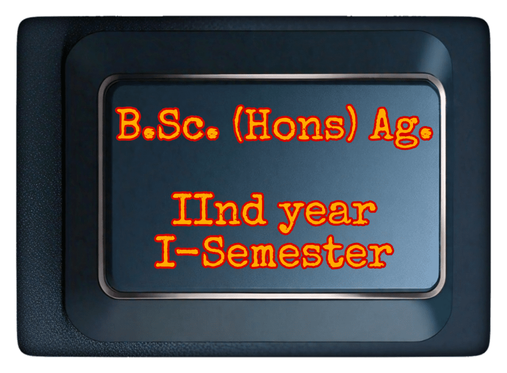 B.Sc. (Hons) Agriculture All Semester 5TH DEANS